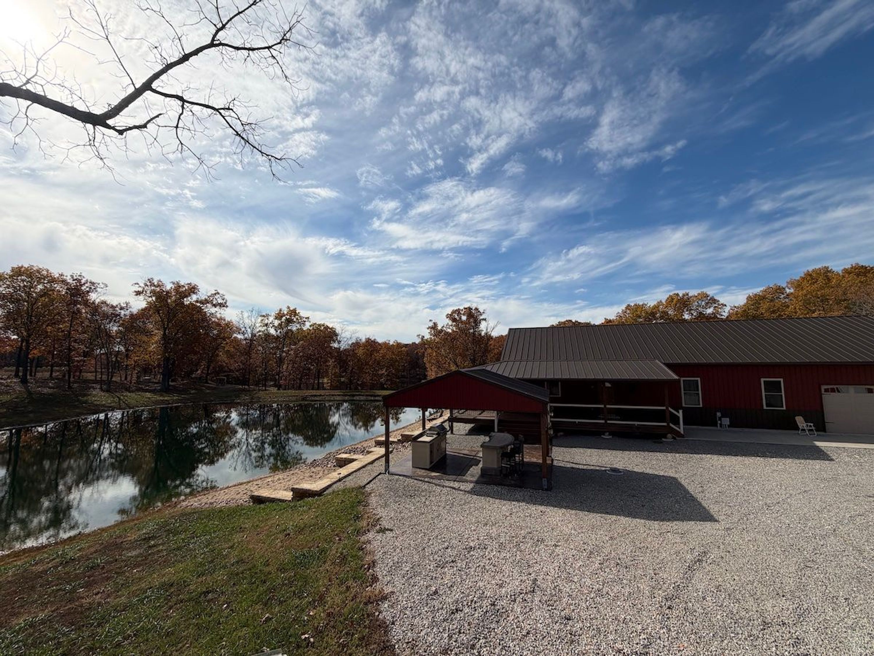 Lake Views And Outdoor Entertaining Home On Acreage | Whitetail Properties
