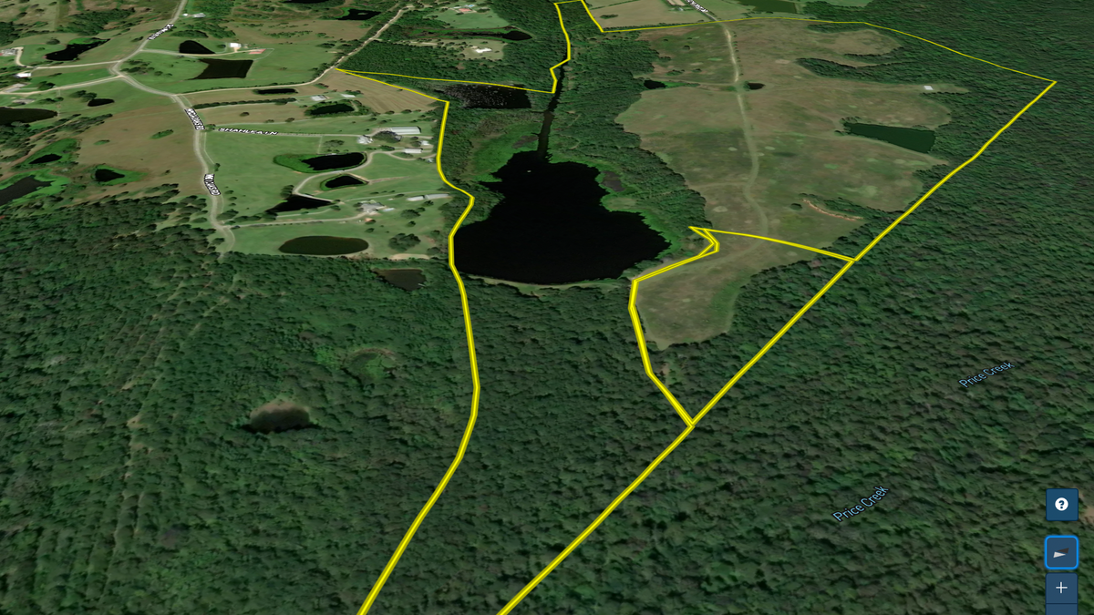 Property With Multiple House or Cabin Sites And 20-Acre Lake ...