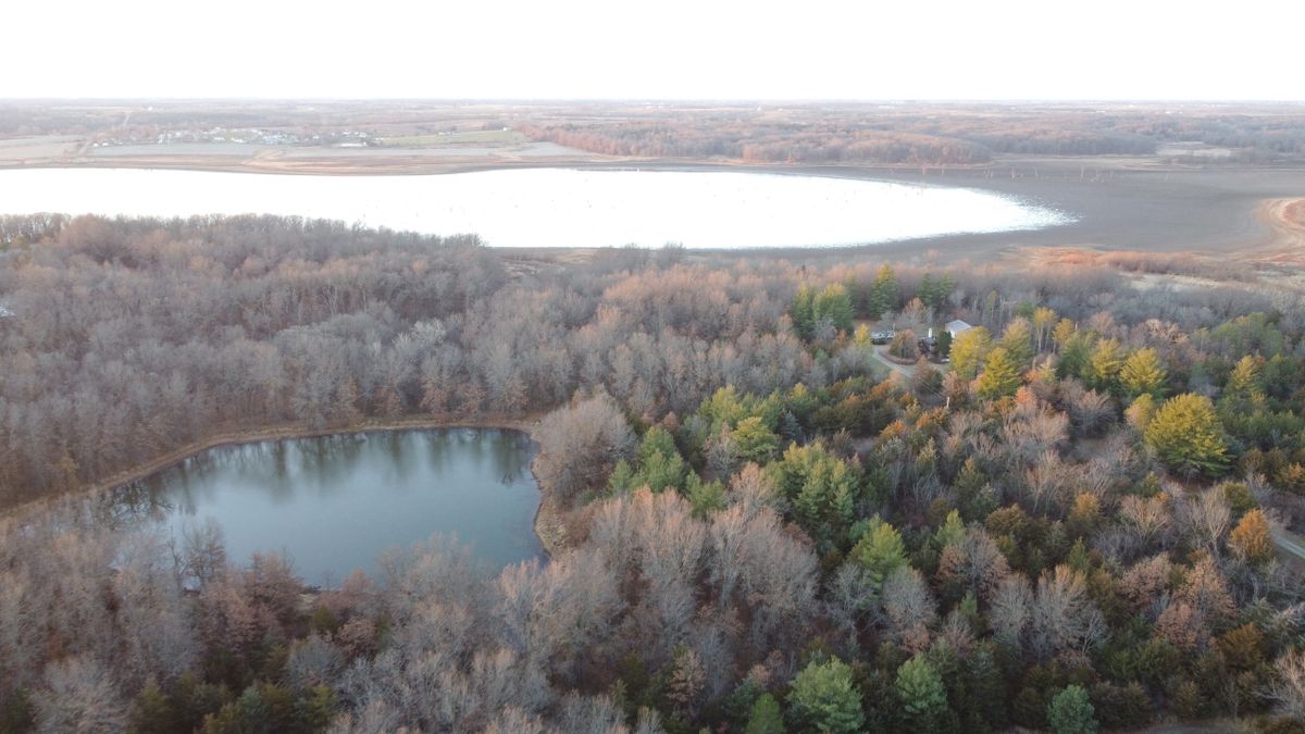 Secluded Cabin Retreat Sitting In A Wooded Property By Rathbun Lake ...