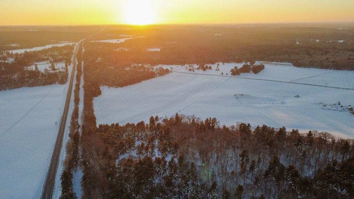 26.58 Acres In Clam Falls Township With Frontage On The Gandy Dancer ...