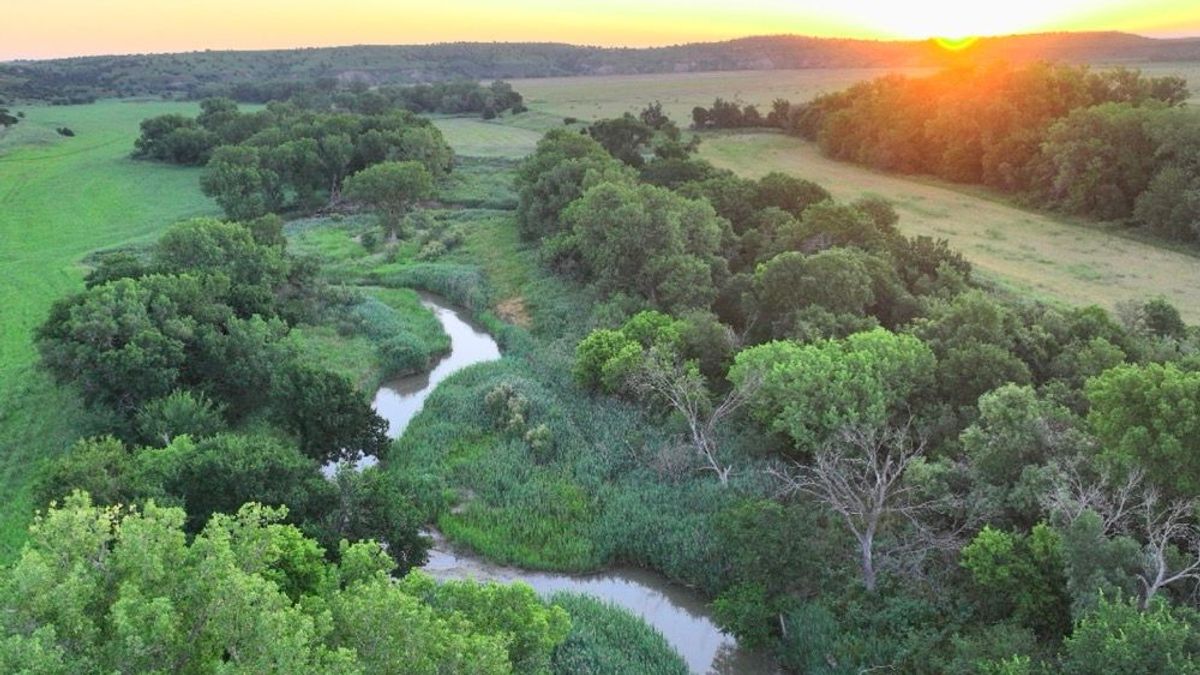 Saline River Trophy Farm Near Russell | Whitetail Properties