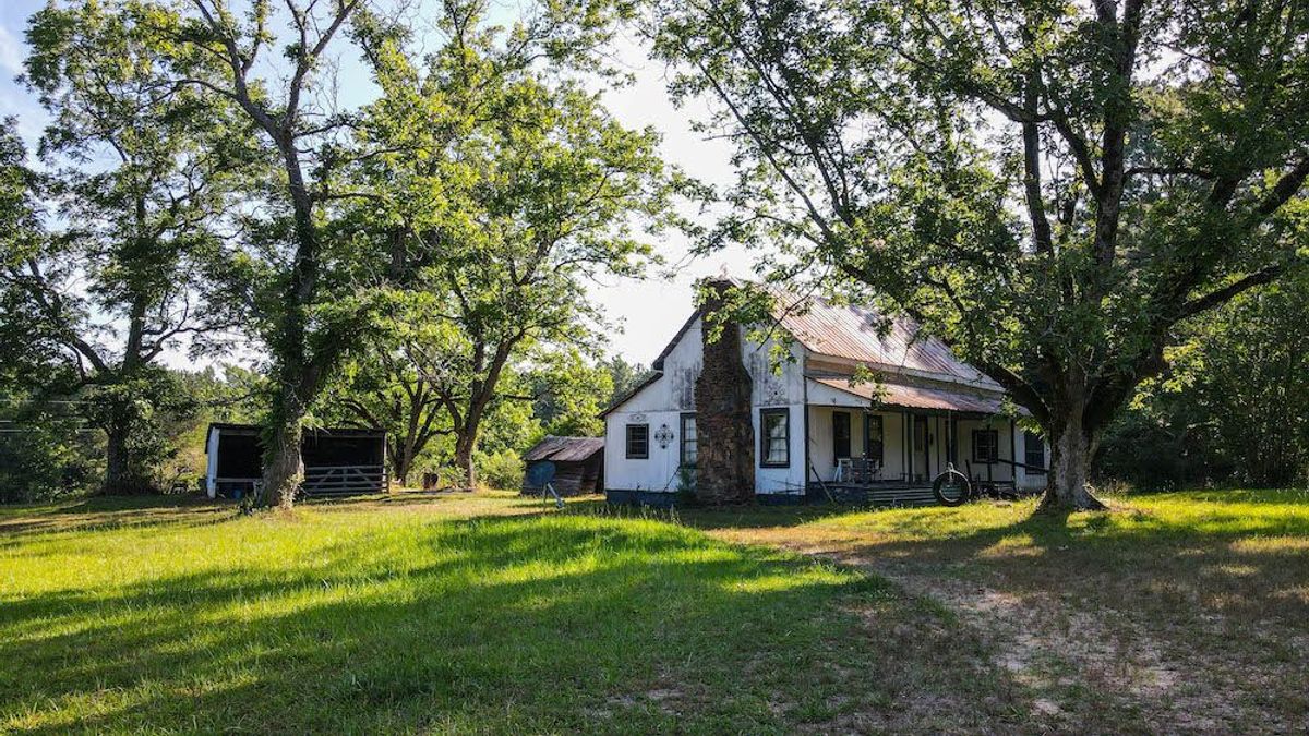Mini-Farm Featuring A Farm House, Pasture, Barns, Fishing Pond, And ...
