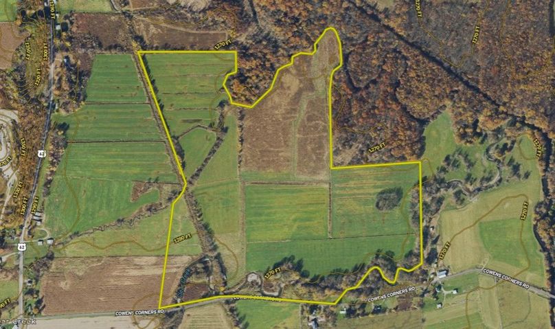 Beautiful AG Fields On Clear Creek In Conewango Valley | Whitetail ...