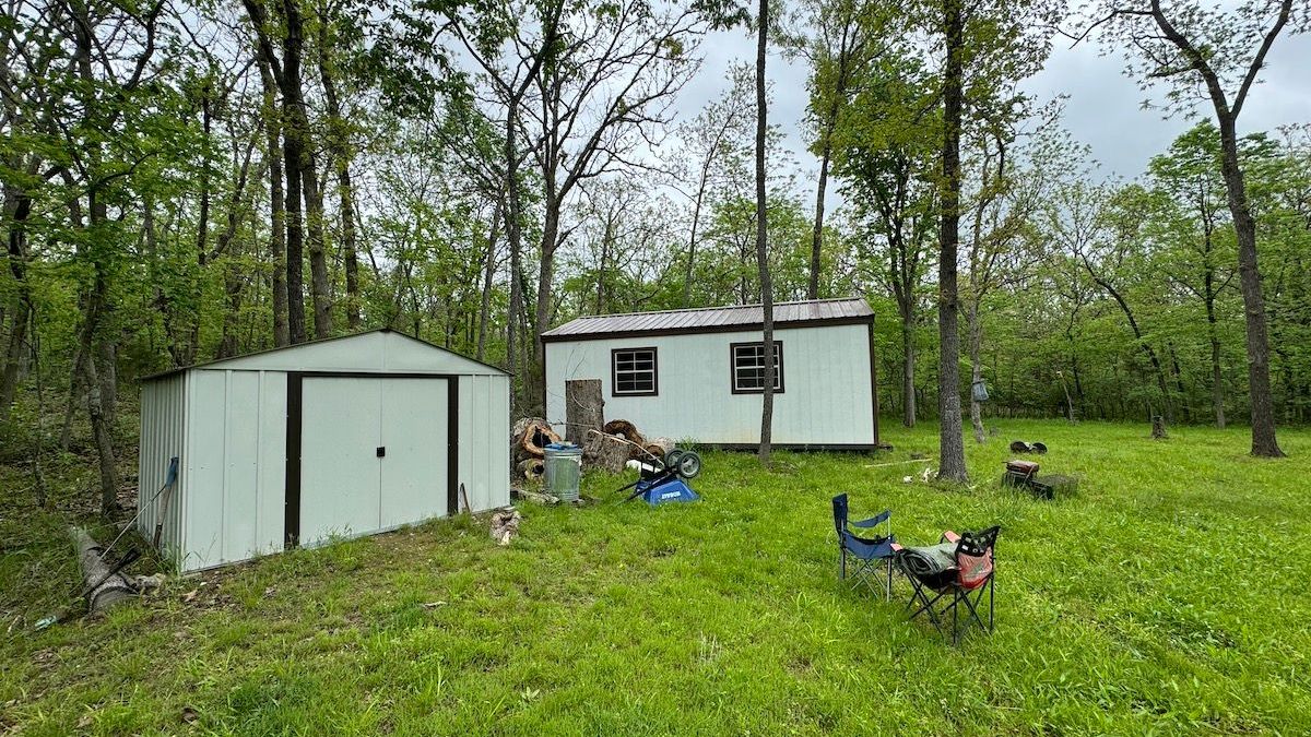 Easy Rolling Timber Tract With Live Water And Small Cabin | Whitetail ...