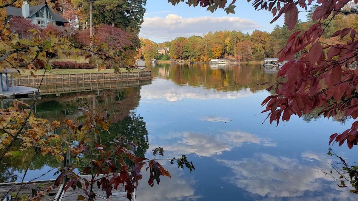 Stunning Lakefront Lot On Lake Hickory With 2 Boat Slips And Ready To ...