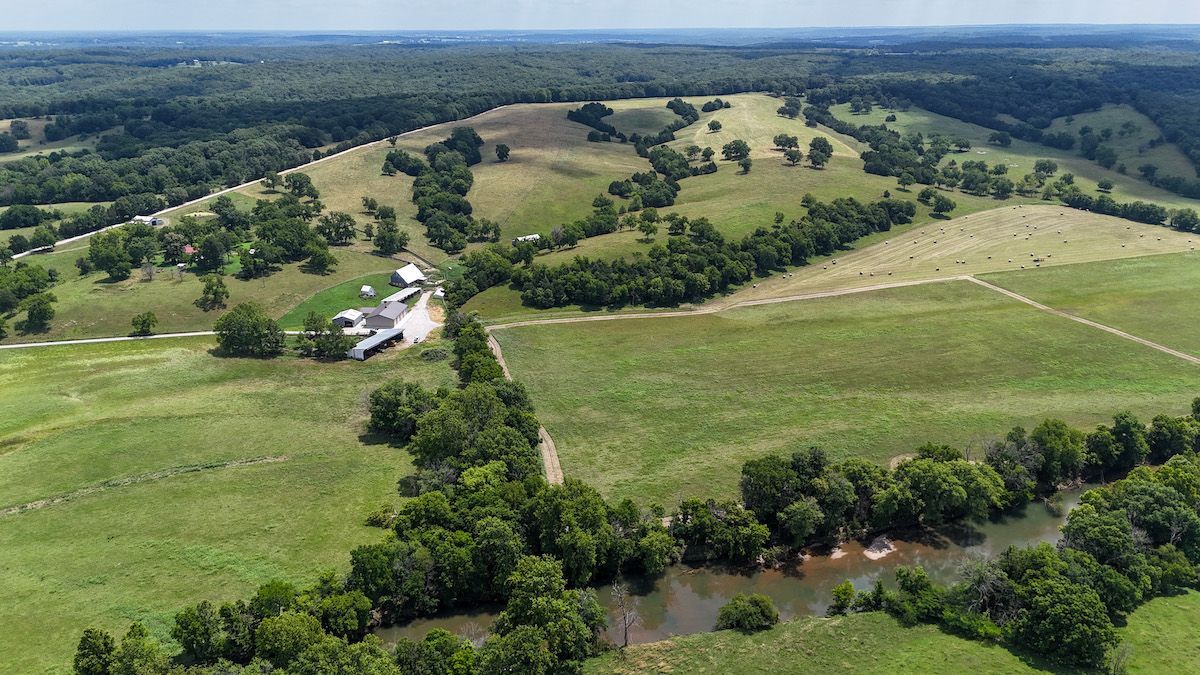 Impressive Rolling Pasture Farm With Niangua River Frontage And Nice ...