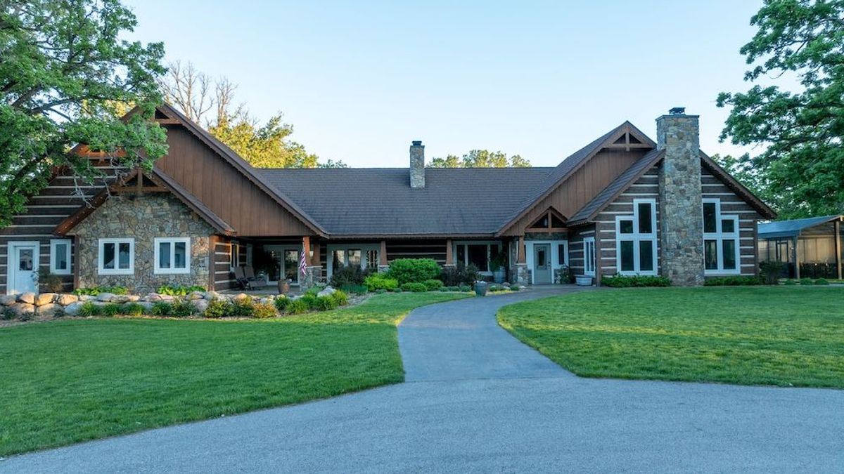 Exquisite Country Home With Slab On Grade Living With Spring-Fed Pond ...