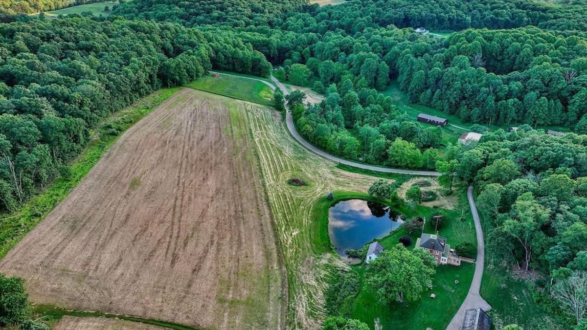 Tillable And Timber Land: Farm House With Serene Pond Views On A Quiet ...