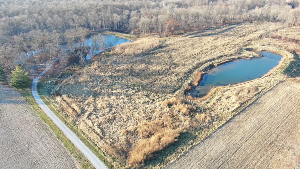 Secluded House Overlooking A Large Pond And Wooded Acres | Whitetail ...